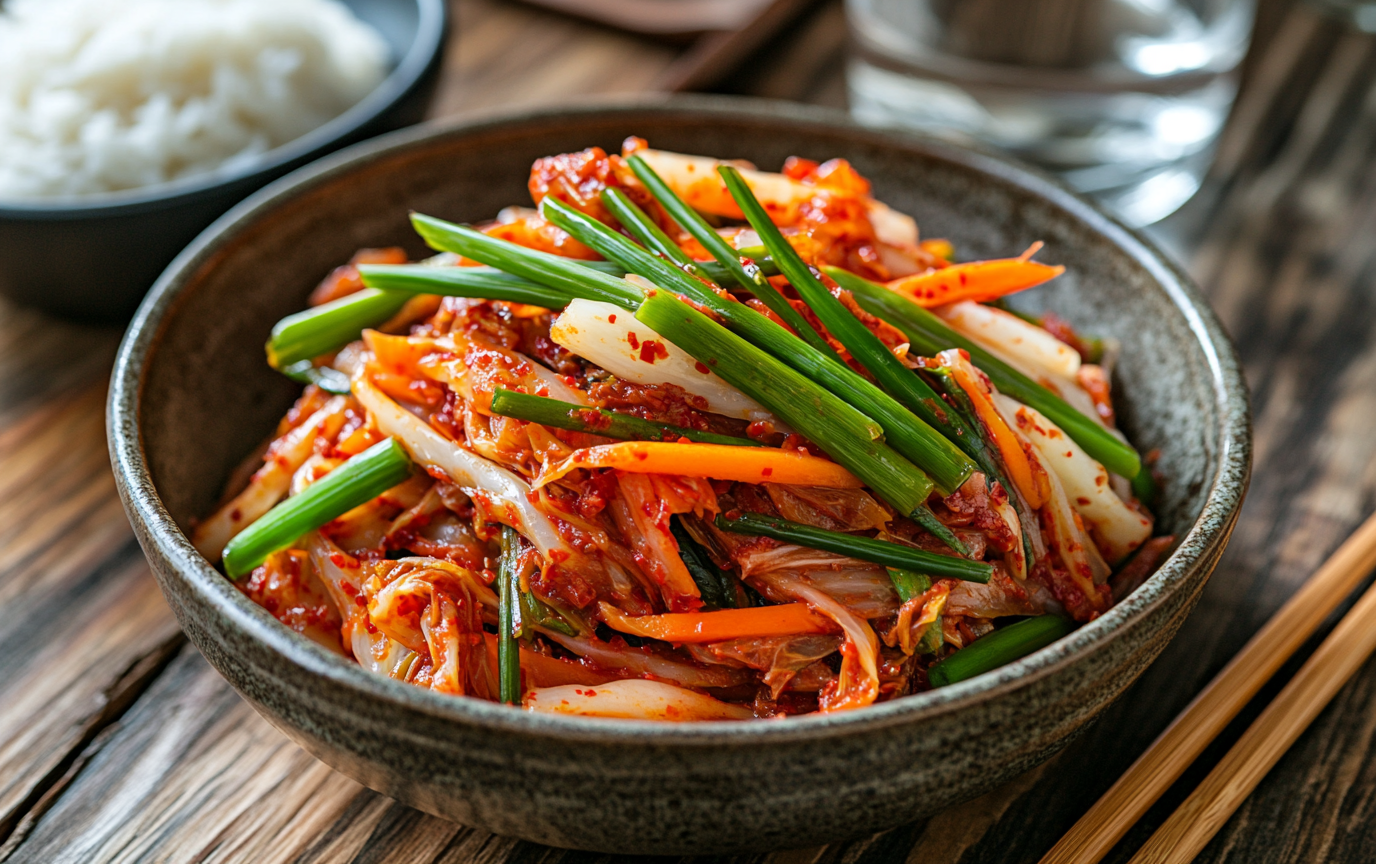 Vegetarian Kimchi Delight - Kim Kim Cooking