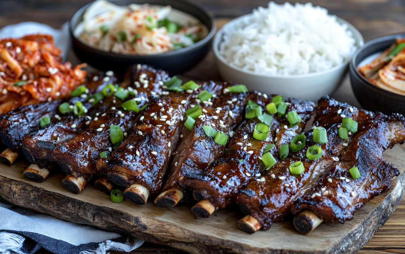 Korean BBQ Short Ribs - Kim Kim Cooking