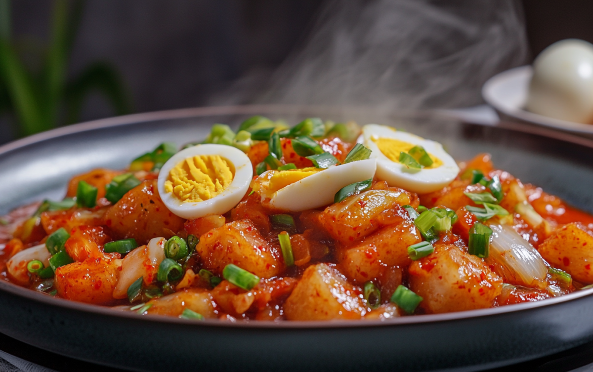 Spicy Stir-Fried Rice Cakes - Kim Kim Cooking