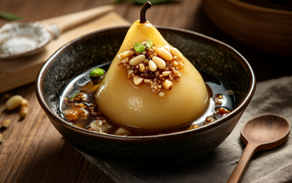 Perfect Korean Steamed Pears - Kim Kim Cooking