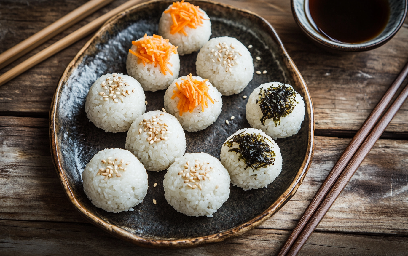 Easy Korean Rice Balls - Kim Kim Cooking
