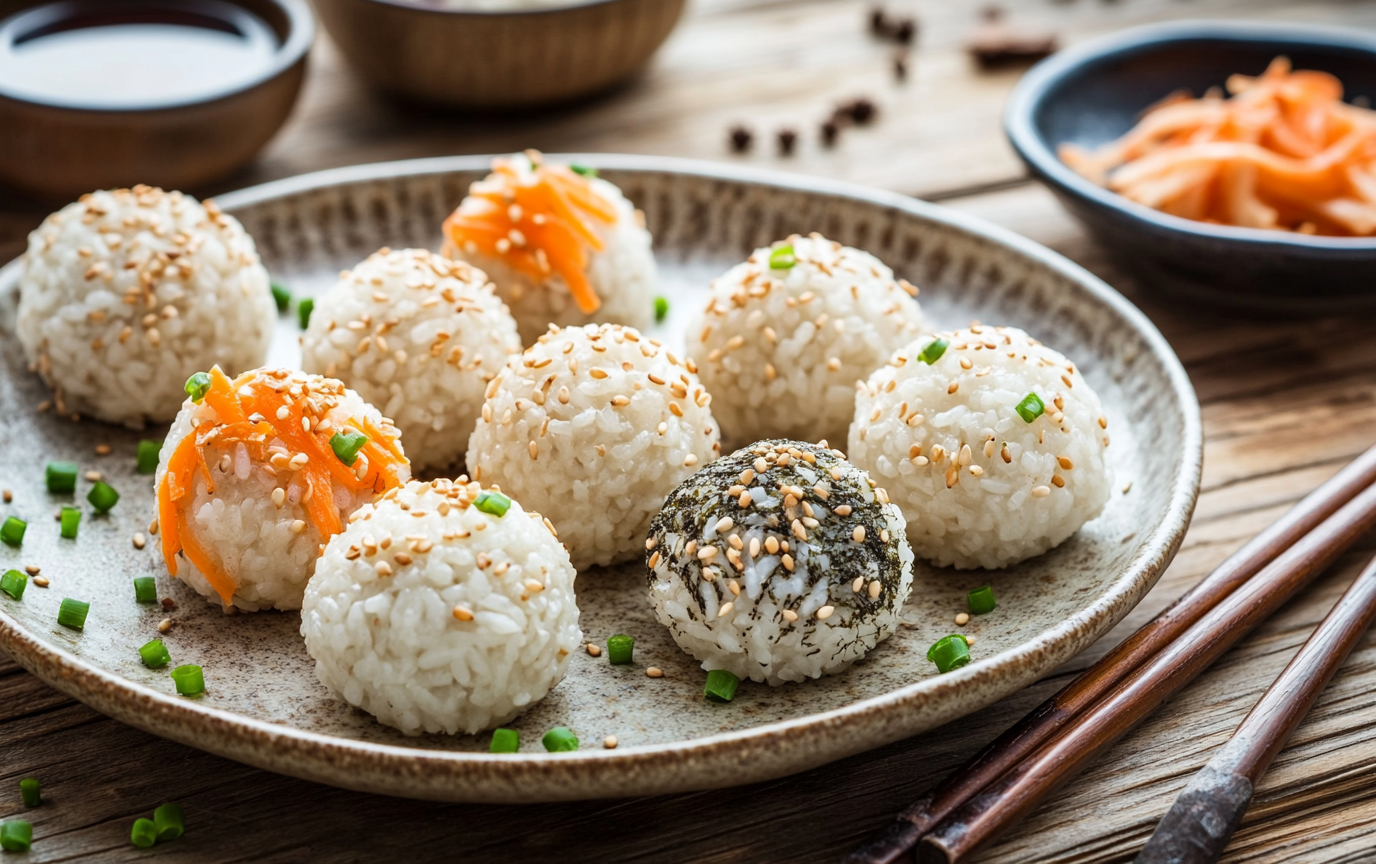 Easy Korean Rice Balls - Kim Kim Cooking