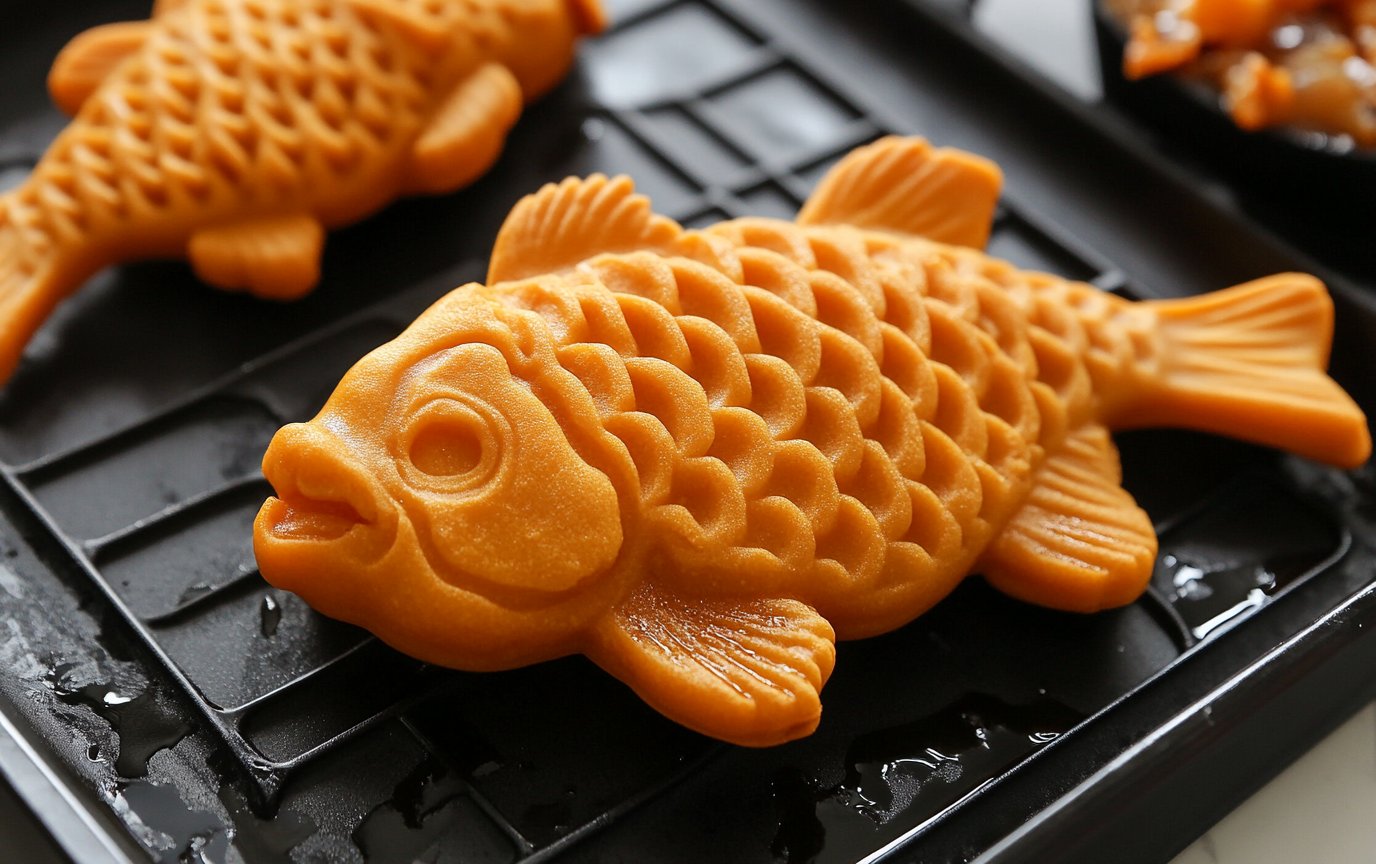 Delicious Homemade Fish-Shaped Pastry - Kim Kim Cooking