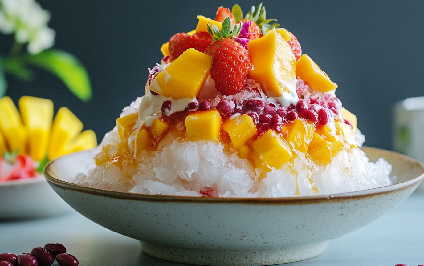 Korean Shaved Ice Delight - Kim Kim Cooking