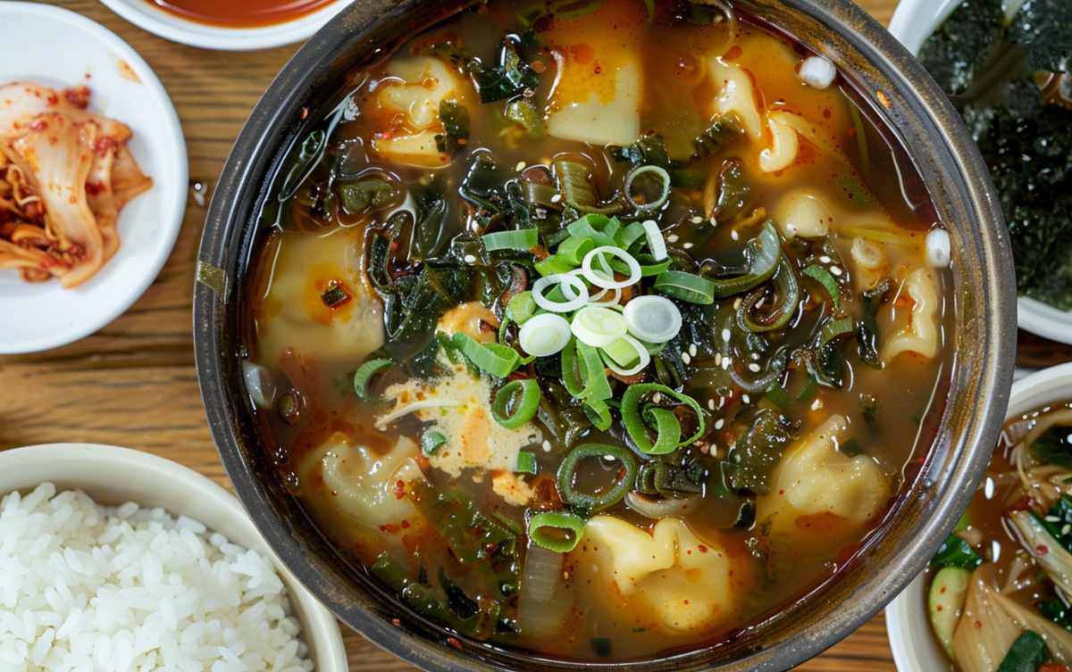 Best Korean Dumpling Soup - Kim Kim Cooking