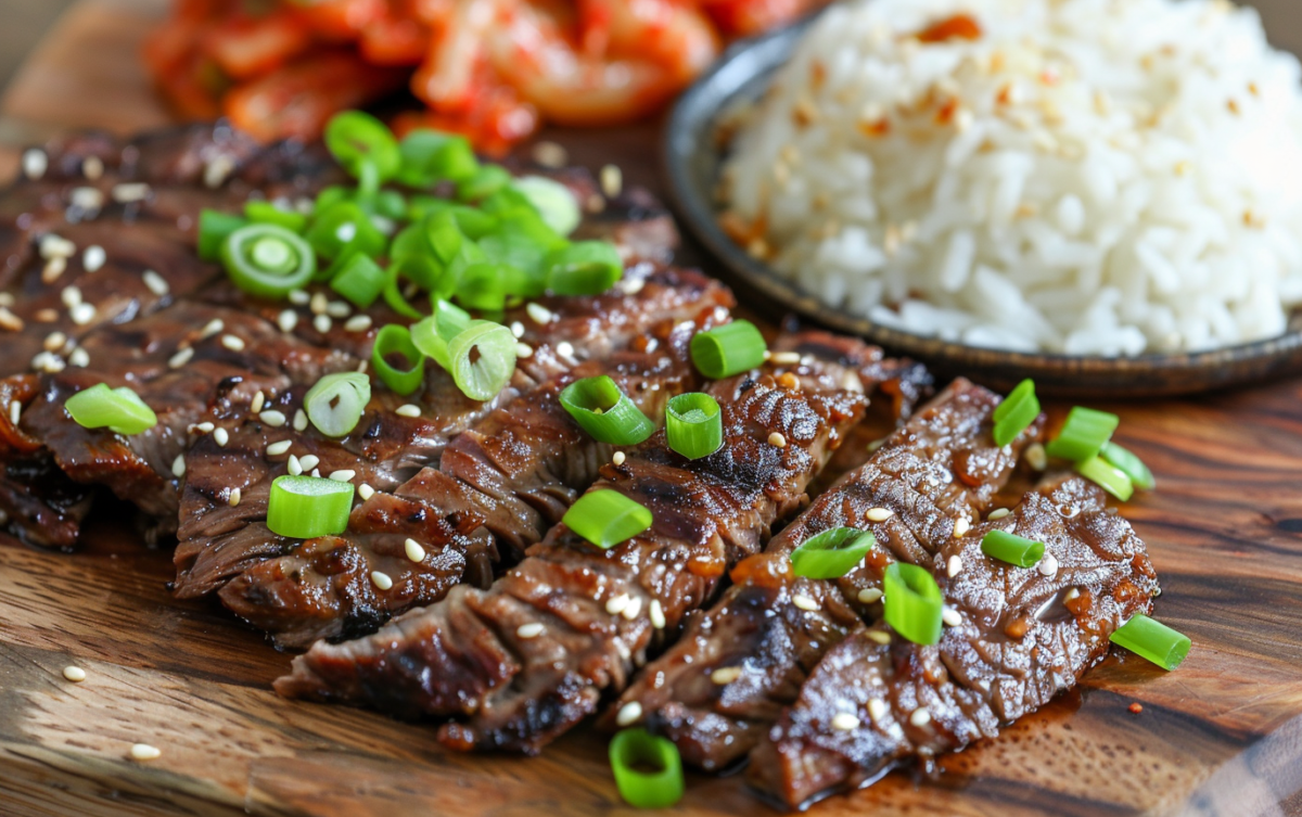Delicious Korean BBQ Beef - Kim Kim Cooking