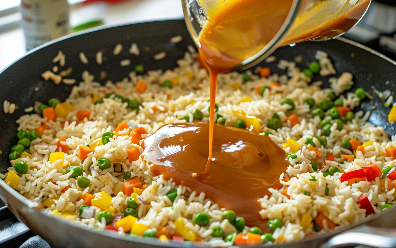 Quick Korean Spicy Fried Rice - Kim Kim Cooking