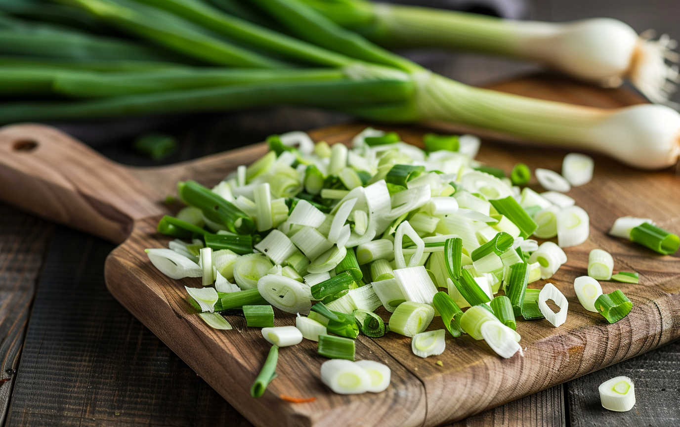 Korean Spicy Scallion Salad - Kim Kim Cooking