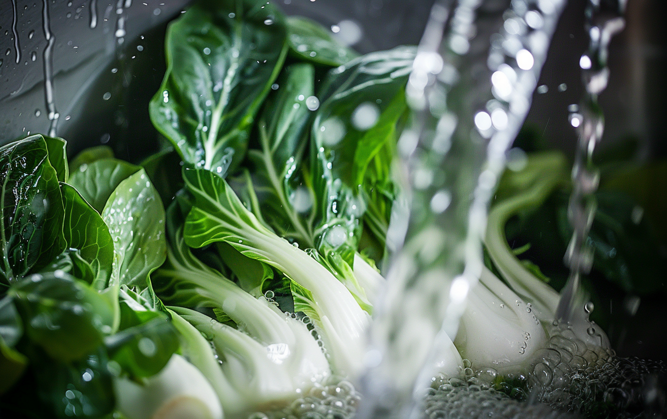 Simple Blanched Yu Choy - Kim Kim Cooking