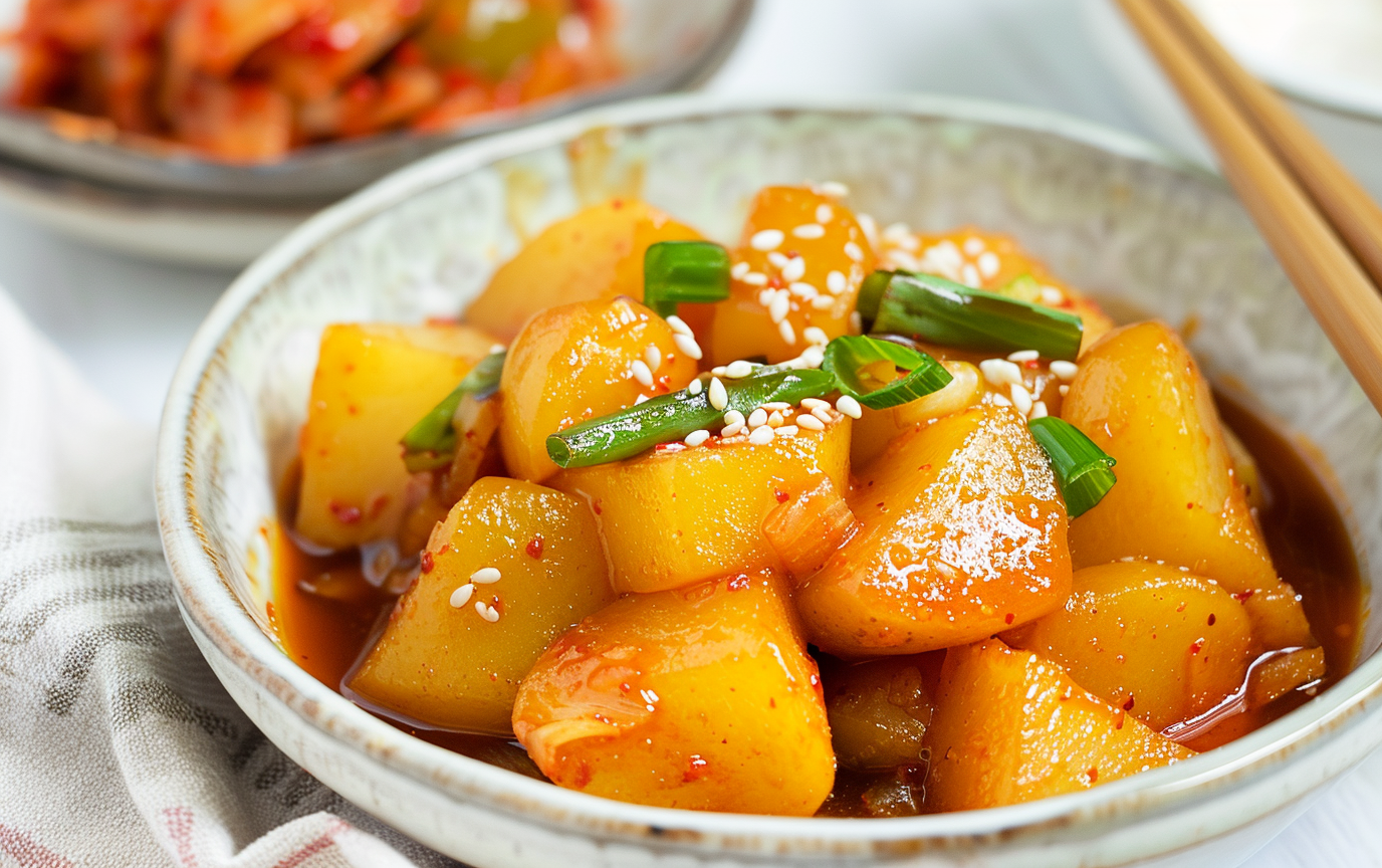 Korean Braised Potatoes (Gamja Jorim) - Kim Kim Cooking