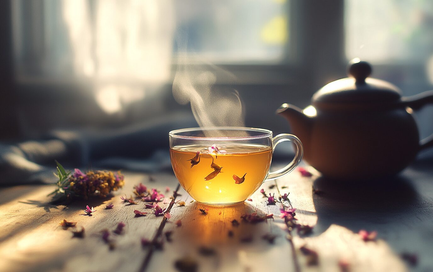 Herbal Flower Tea - Kim Kim Cooking