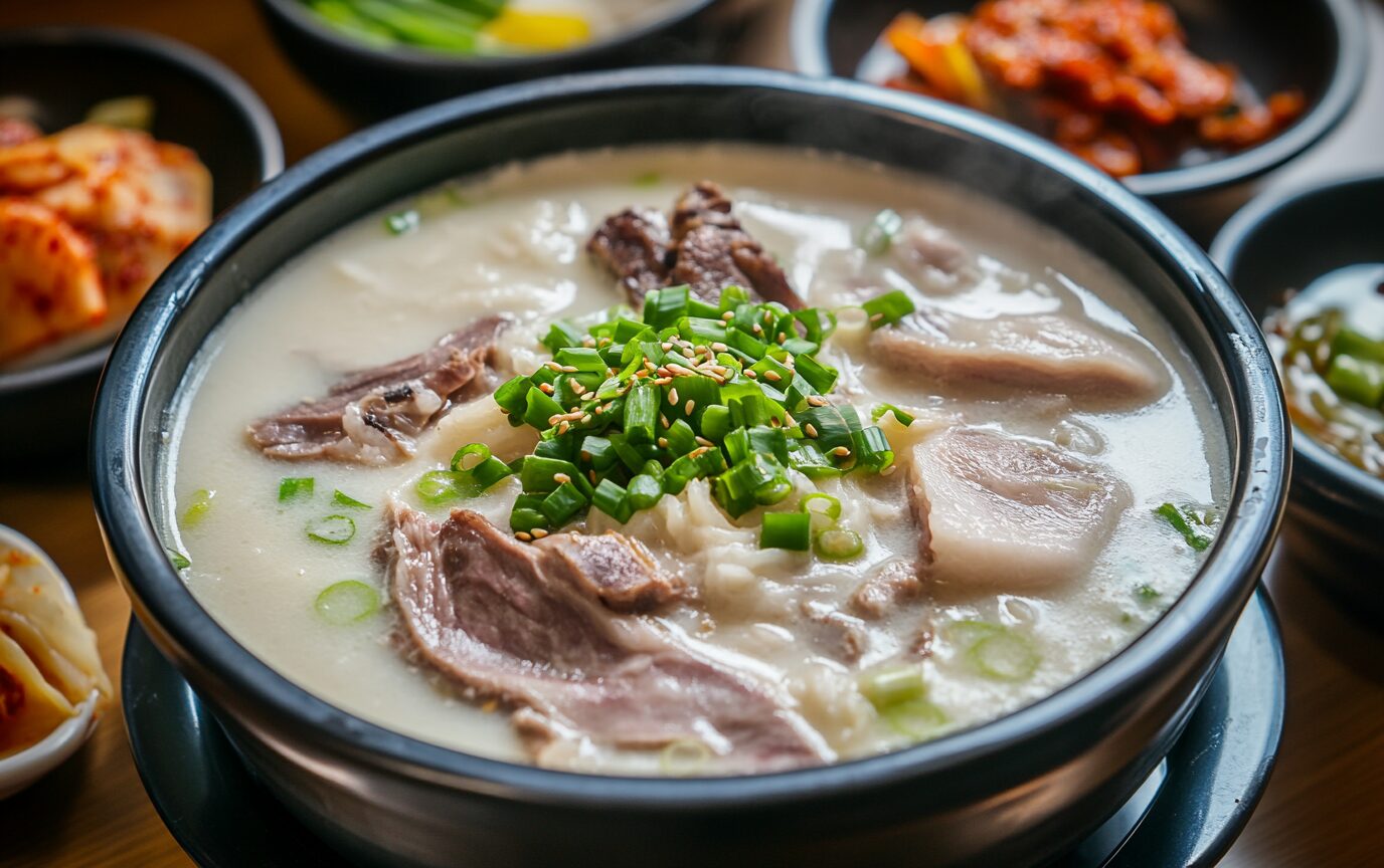 Best Korean Pork Bone Rice Soup - Kim Kim Cooking