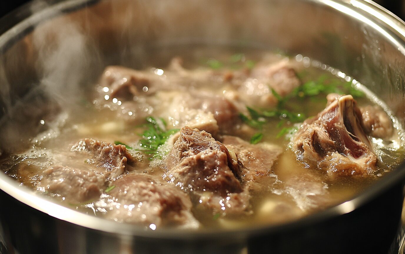 Best Korean Pork Bone Rice Soup - Kim Kim Cooking