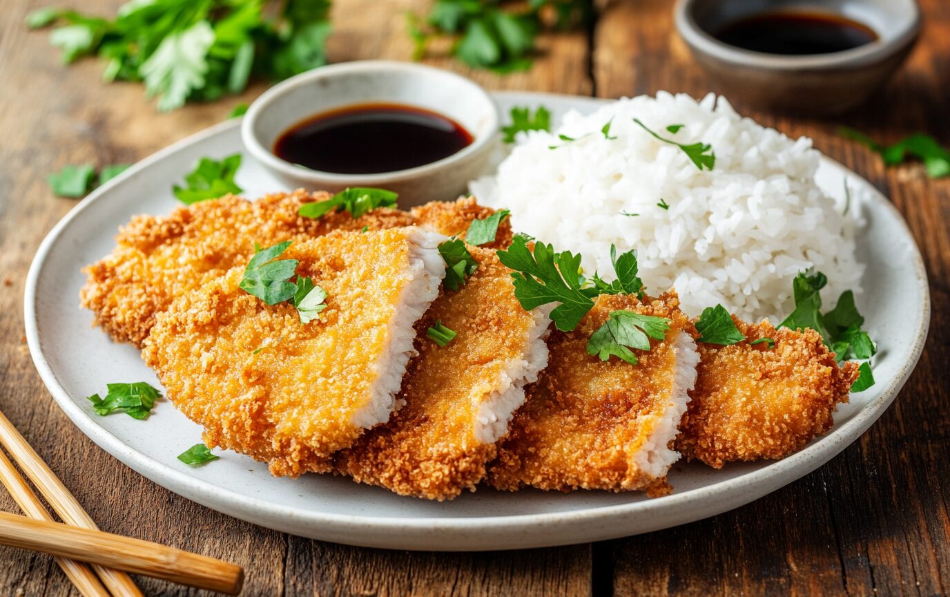 Perfect Crispy Japanese Pork Cutlets - Kim Kim Cooking