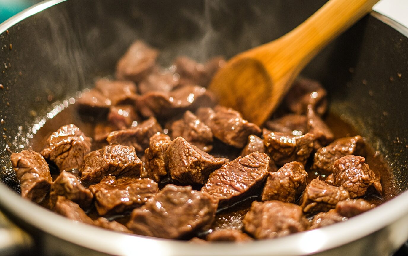 Perfect Spicy Korean Beef Rice Soup - Kim Kim Cooking