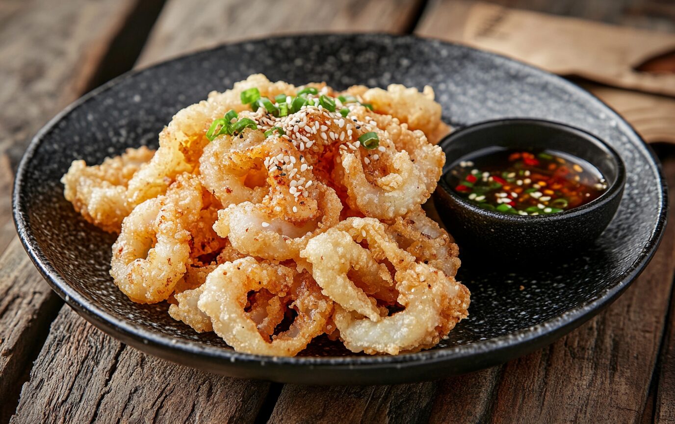 Perfect Crispy Twice-Fried Squid Bites - Kim Kim Cooking