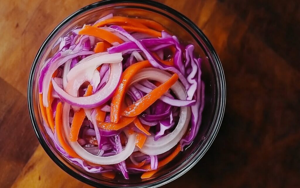 Easy Crunchy Sweet & Tangy Cabbage Pickles - Kim Kim Cooking