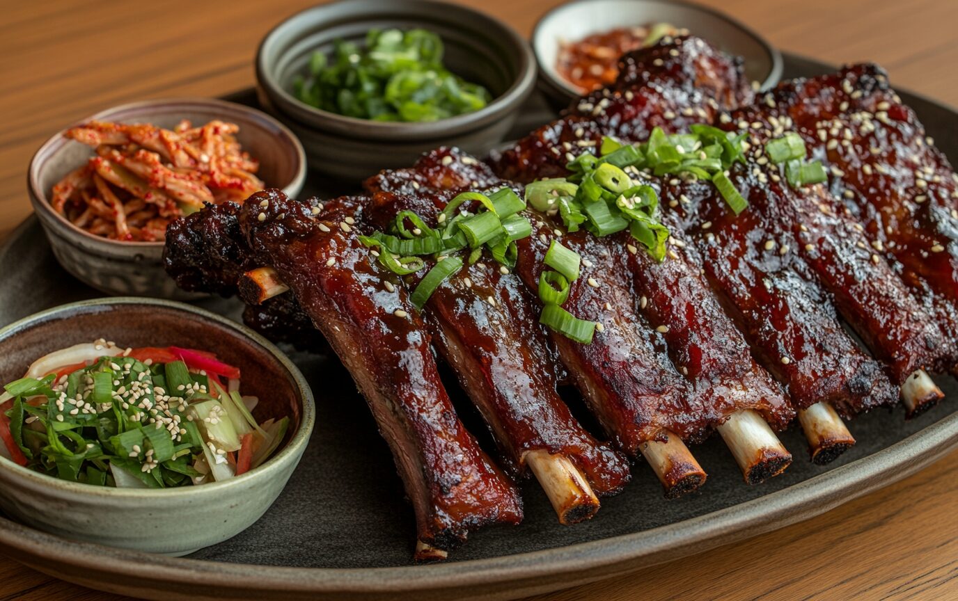 Sweet Korean BBQ Ribs - Kim Kim Cooking