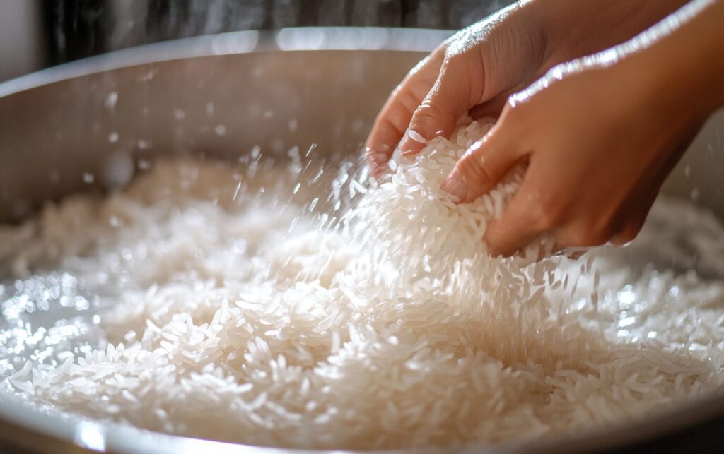 Classic Sticky White Rice - Kim Kim Cooking