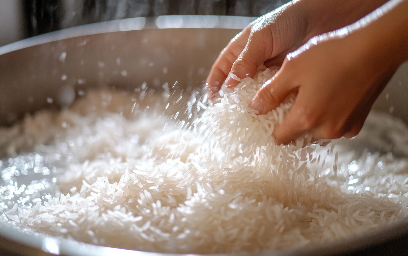Classic Sticky White Rice - Kim Kim Cooking