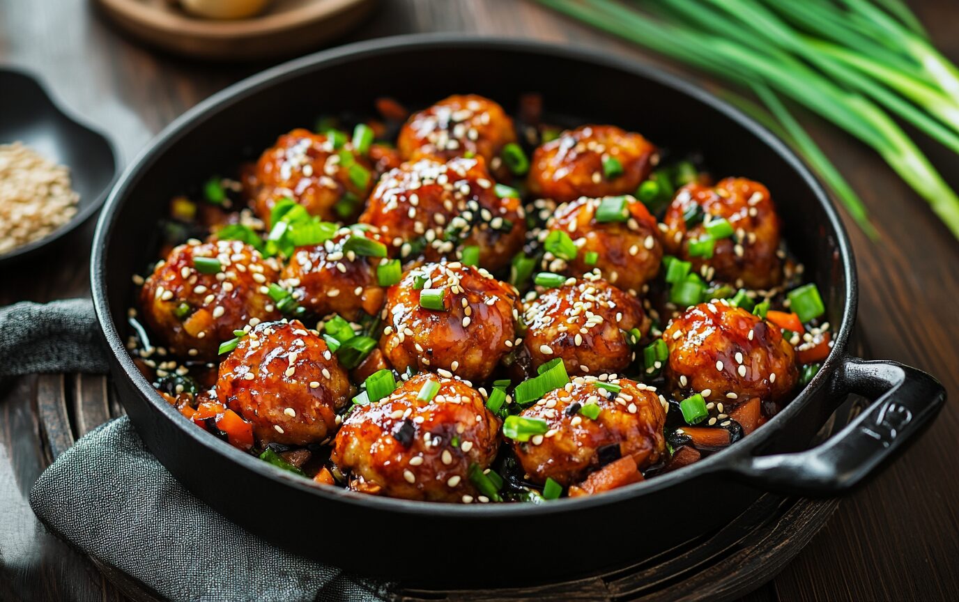 Spicy Veggie Rice Cakes - Kim Kim Cooking