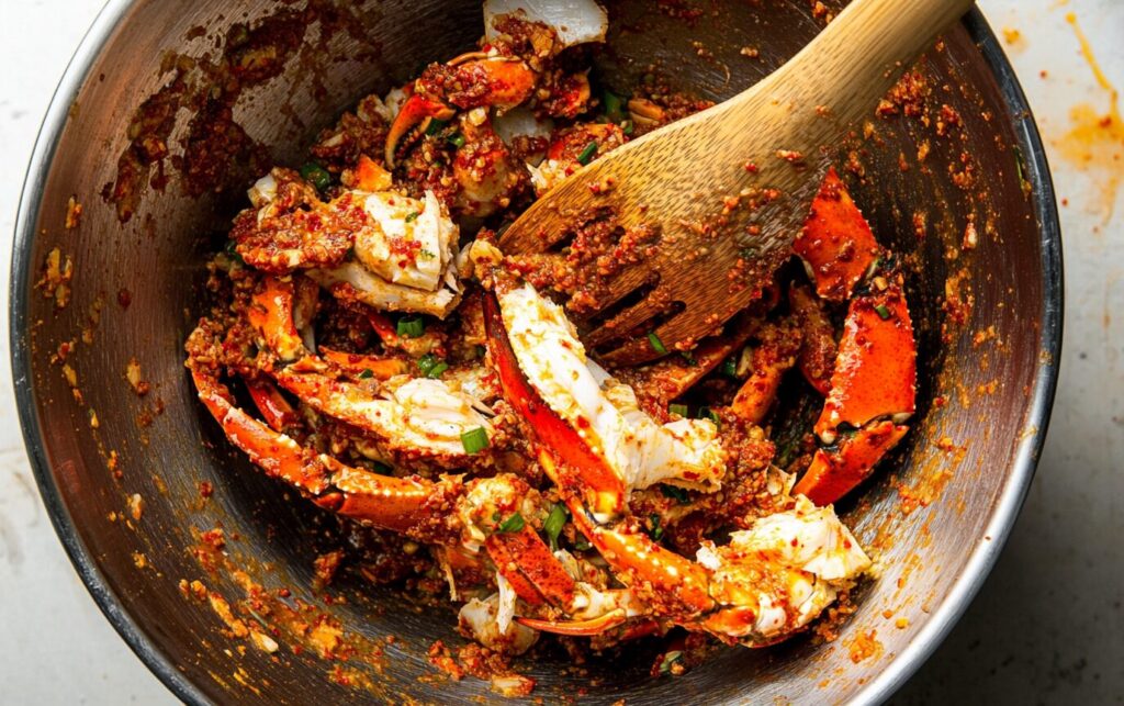 Korean Spicy Marinated Crab - Kim Kim Cooking