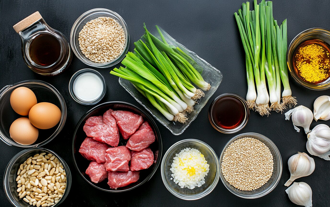 Korean Spiced Beef Salad - Kim Kim Cooking