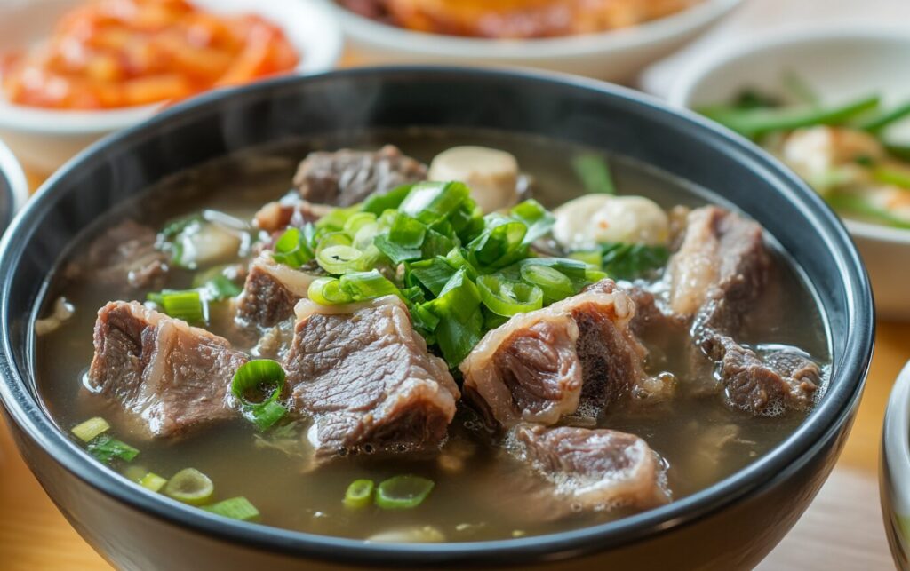 Hearty Korean Beef Short Ribs Soup - Kim Kim Cooking