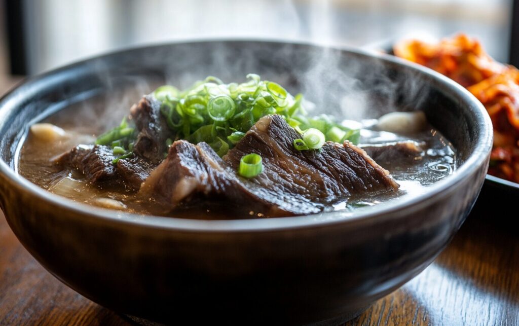 Hearty Korean Beef Rib Soup - Kim Kim Cooking
