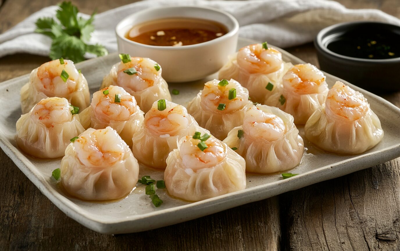 Shrimp Dumpling Bites - Kim Kim Cooking