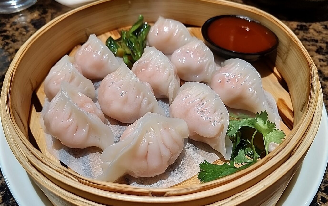 Quick Simple Shrimp Dumplings - Kim Kim Cooking