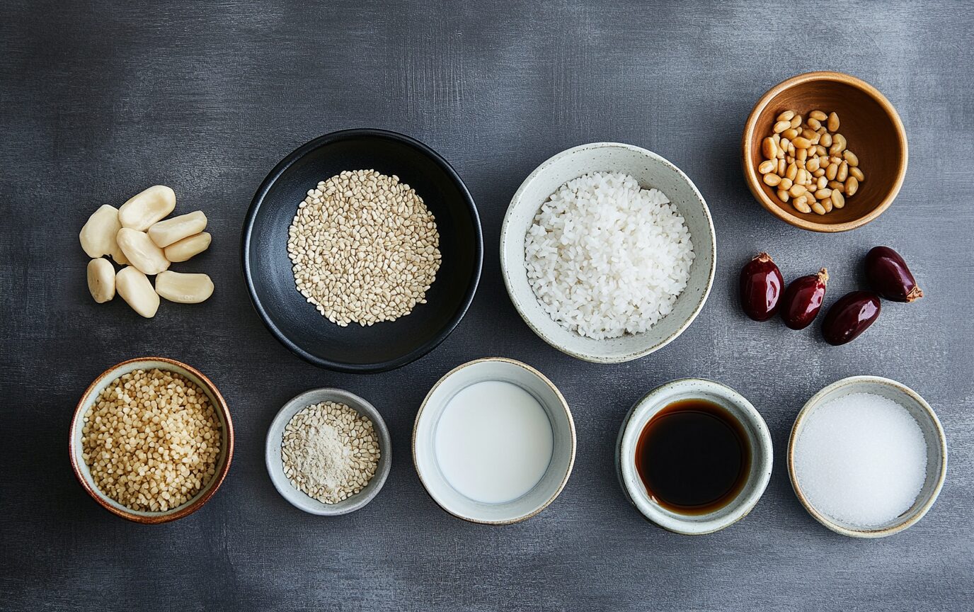 Homemade Sweet Korean Rice Punch - Kim Kim Cooking
