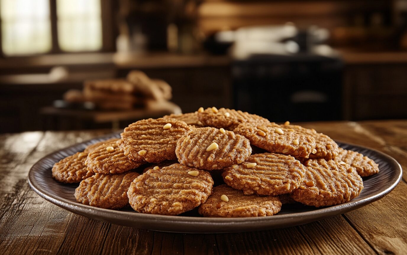 Easy Crispy Korean Ginger Cookies - Kim Kim Cooking