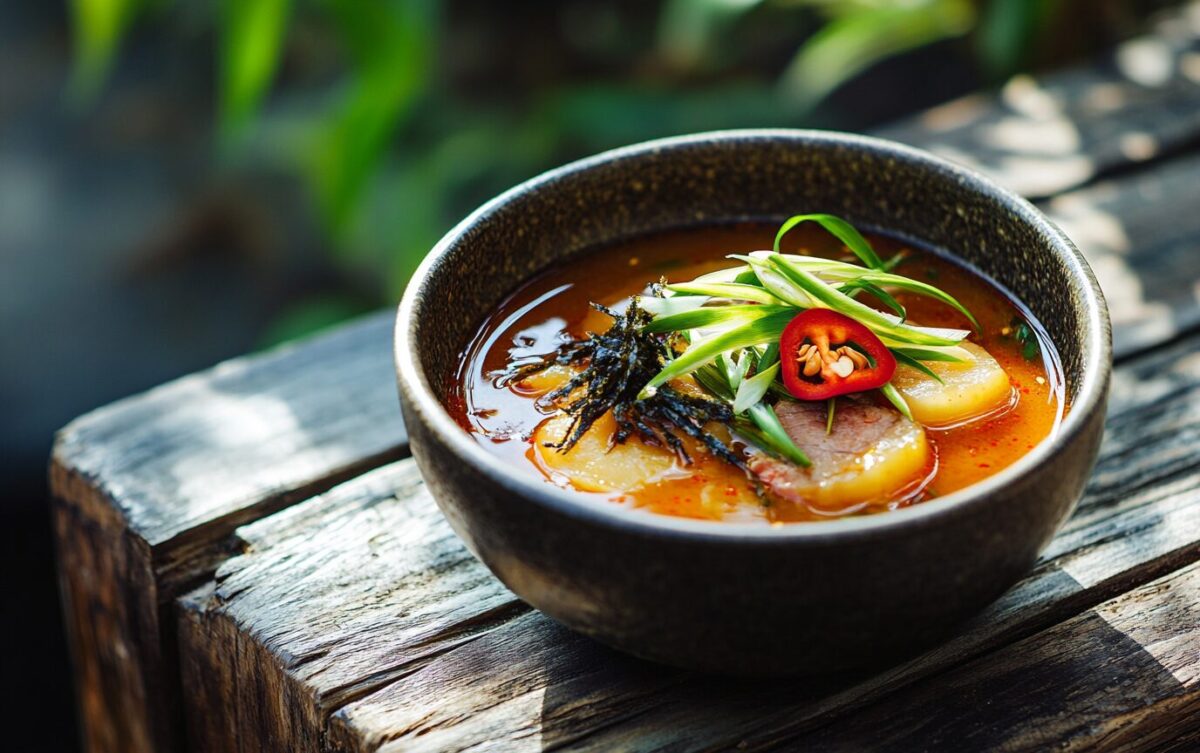 Classic Korean Rice Cake Soup - Kim Kim Cooking