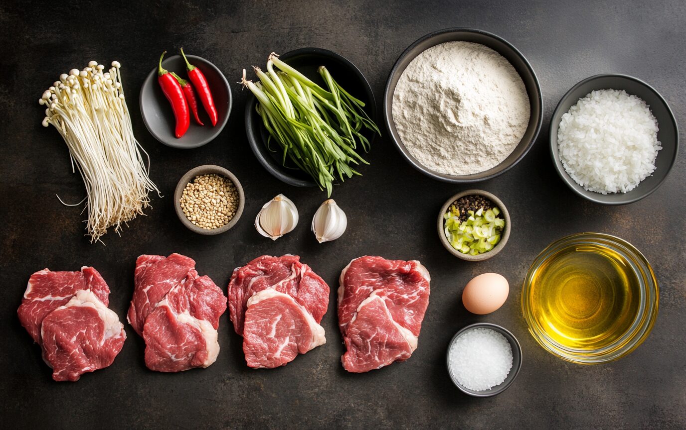 Easy Korean Beef Flatbreads - Kim Kim Cooking