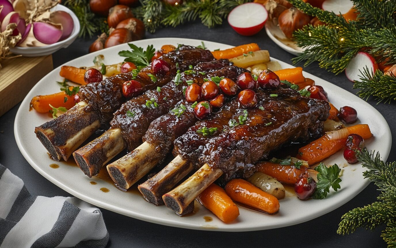 Easy Sweet & Tender Braised Short Ribs - Kim Kim Cooking