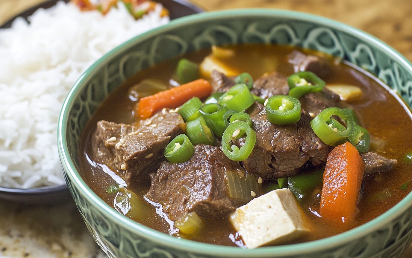 Beef Miso Stew - Kim Kim Cooking