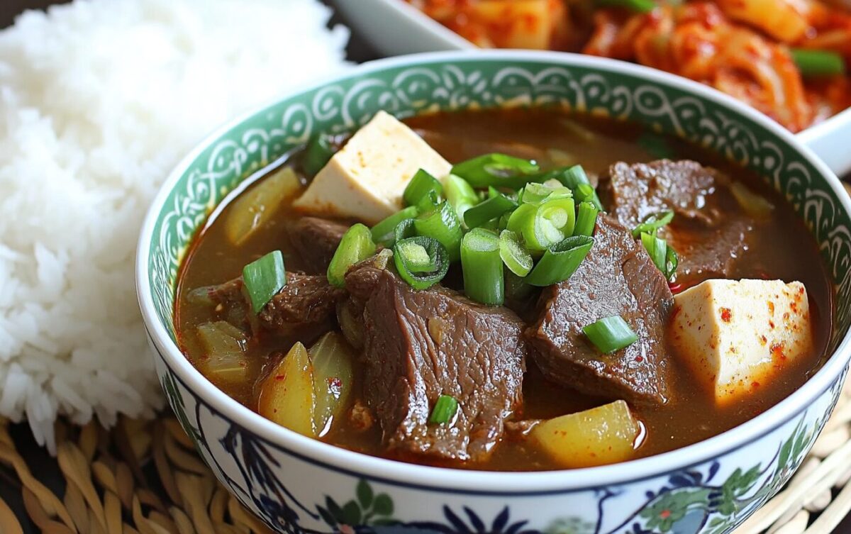 Beef Miso Stew - Kim Kim Cooking