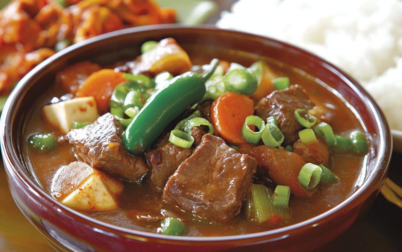 Beef Miso Stew - Kim Kim Cooking