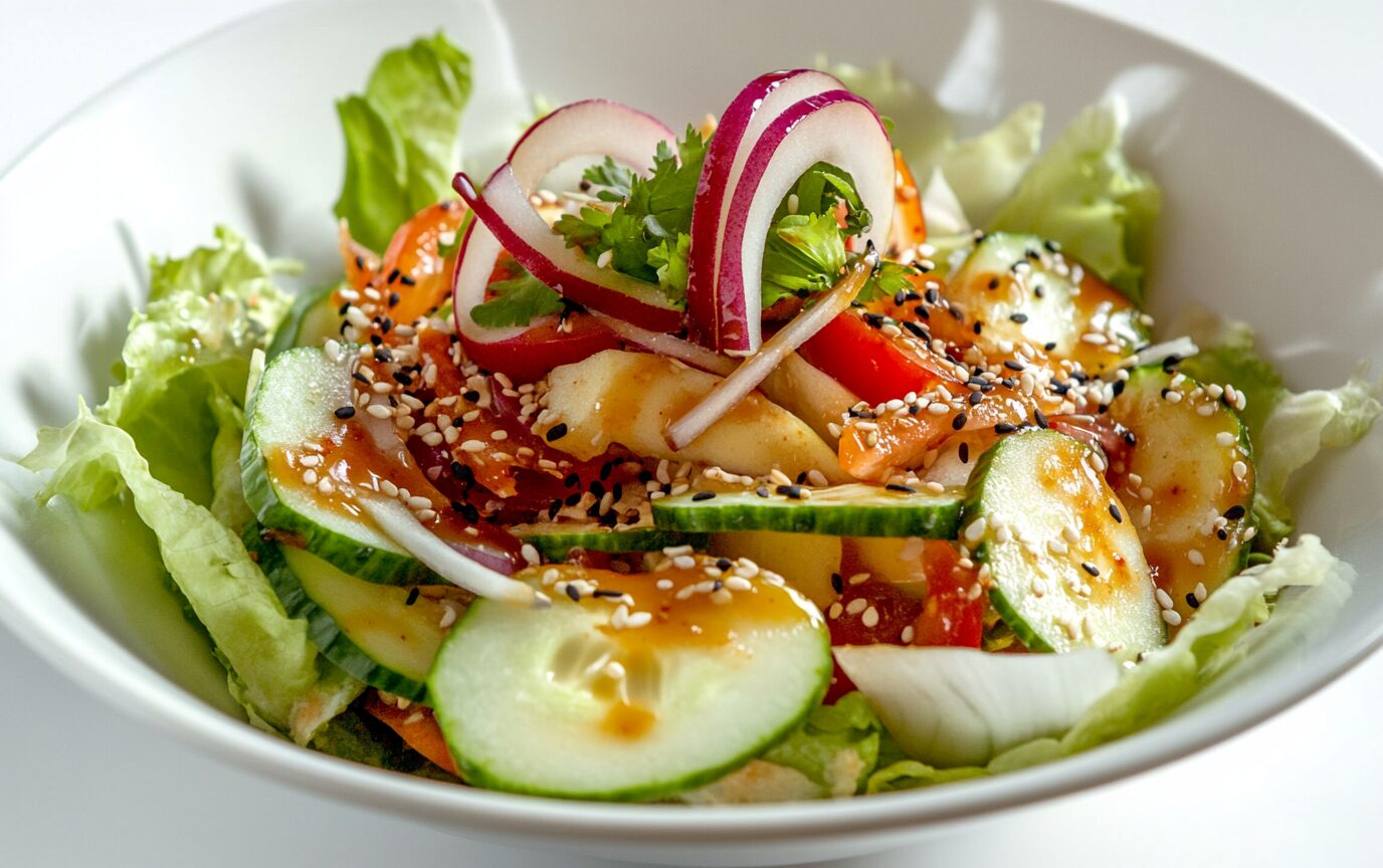 Refreshing Romaine Salad - Kim Kim Cooking