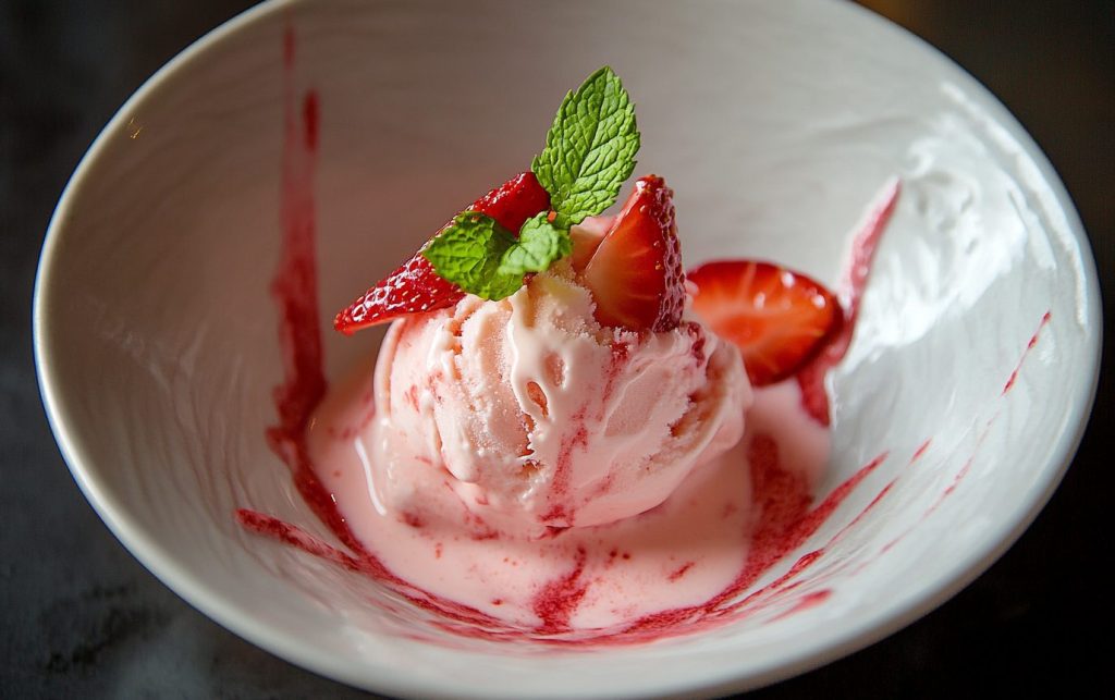 Simple Strawberry Ice Cream - Kim Kim Cooking