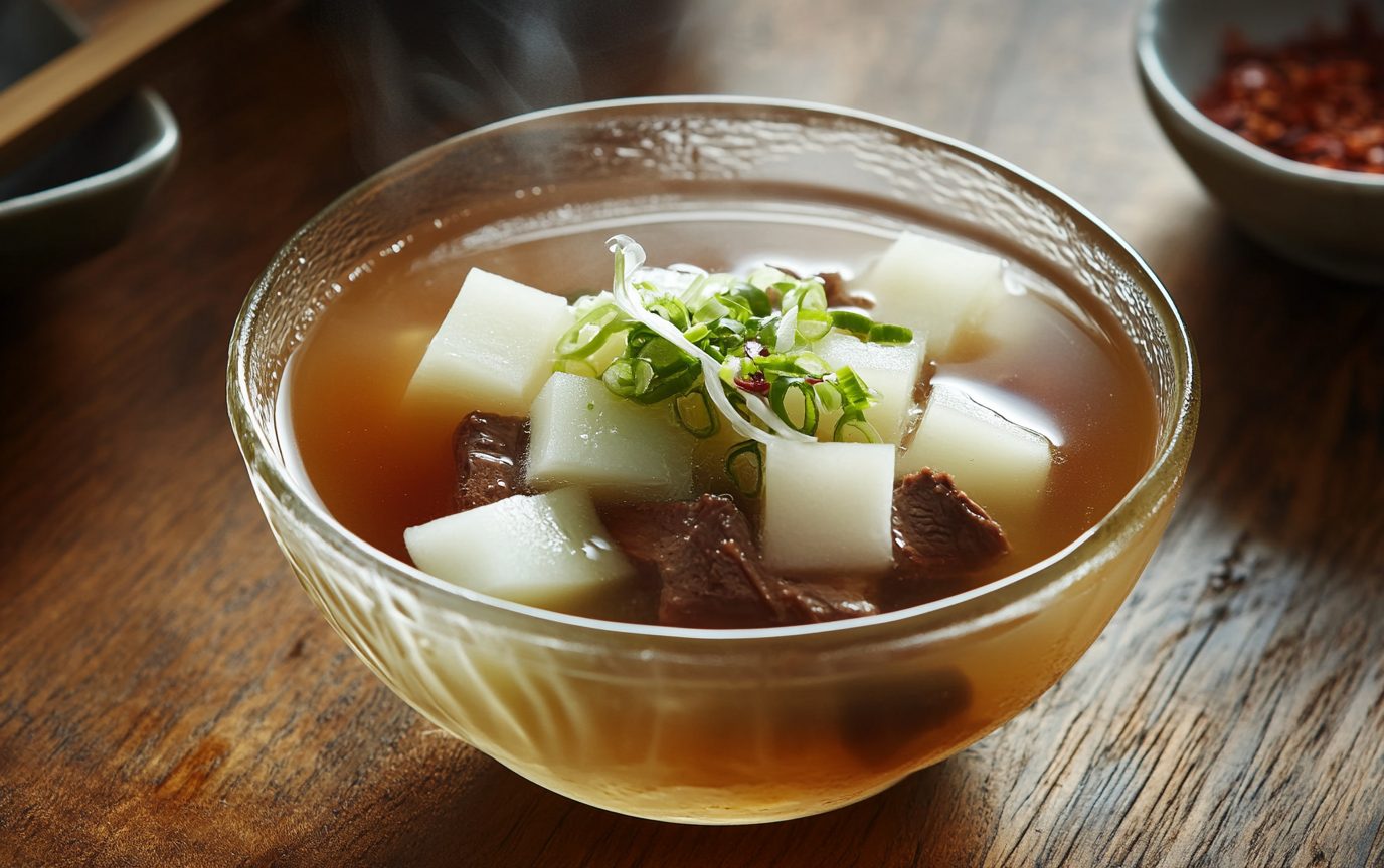 Beef Daikon Soup - Kim Kim Cooking