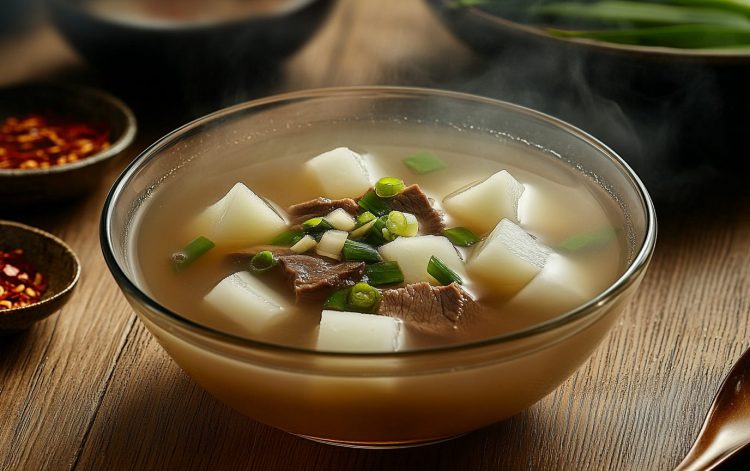 Beef Daikon Soup - Kim Kim Cooking