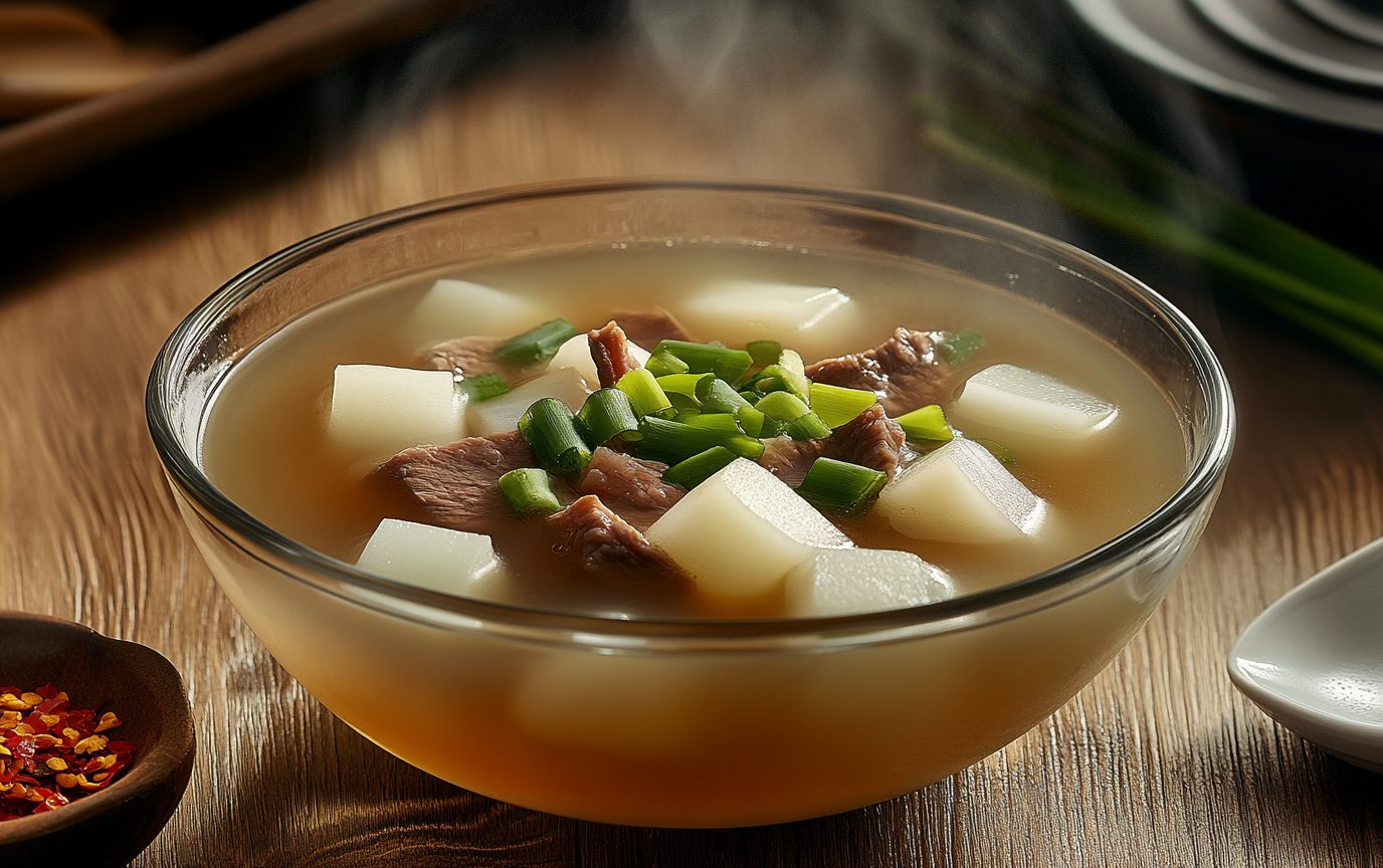 Beef Daikon Soup - Kim Kim Cooking