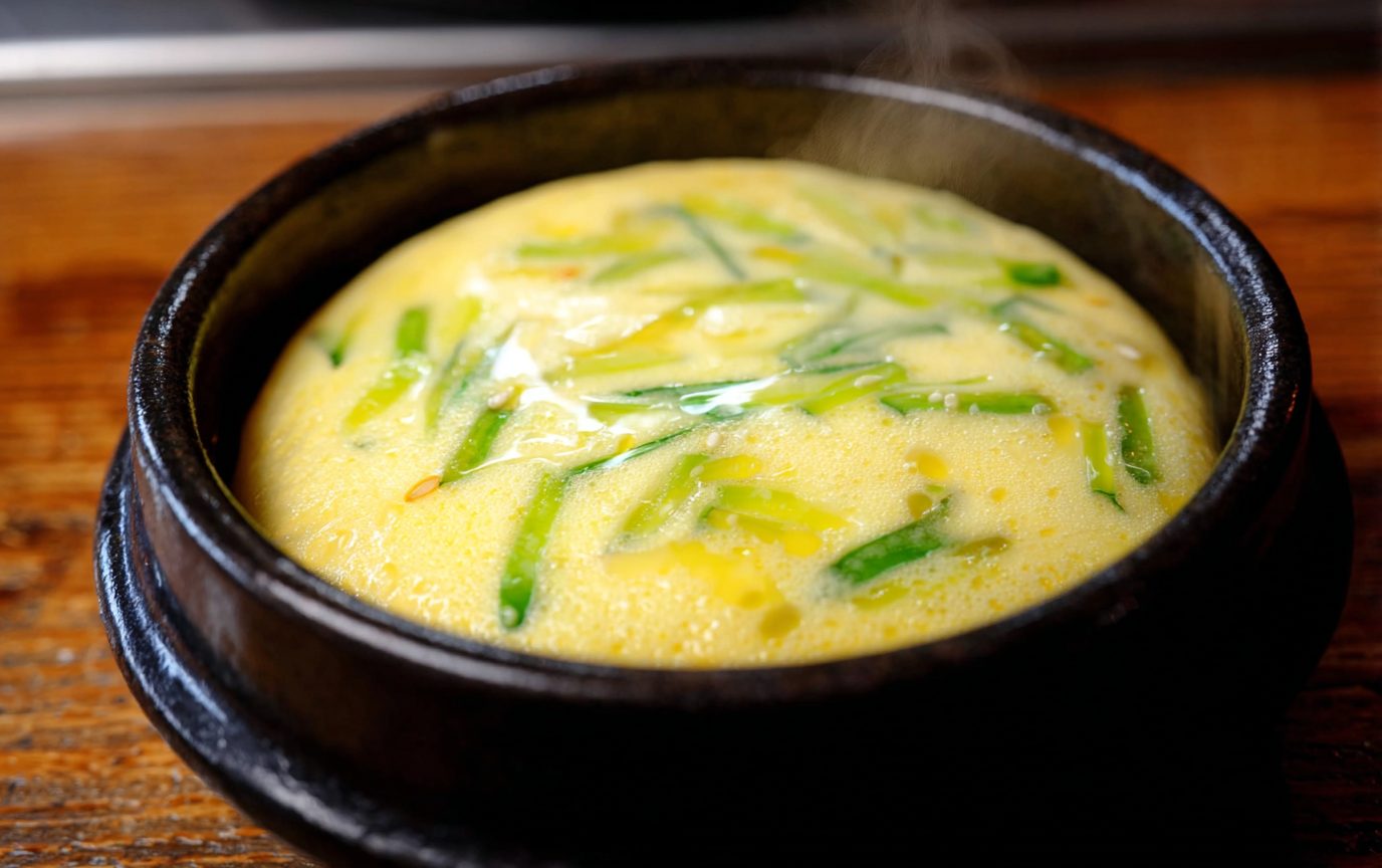 Korean Egg Fluff Pot - Kim Kim Cooking