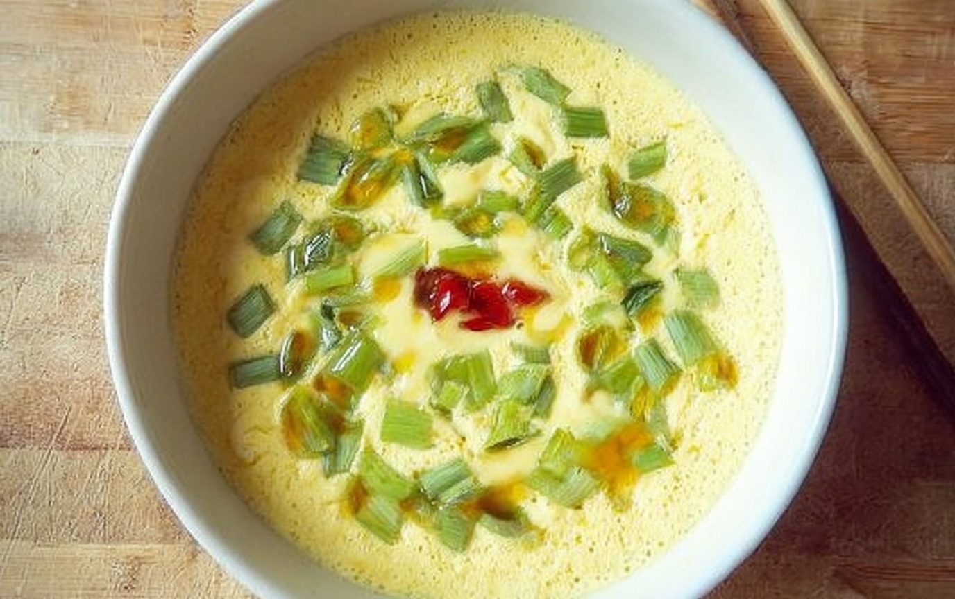 Easy Fluffy Korean Egg Custard - Kim Kim Cooking